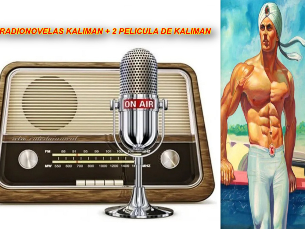Kaliman 29 Radionovelas + 2 Peliculas El Hombre Increible Super Heroe ...